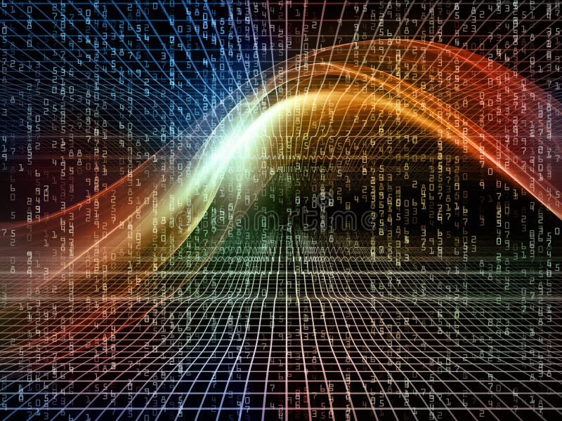 Virtual Fractal Realms stock illustration. Illustration of arrangement ...