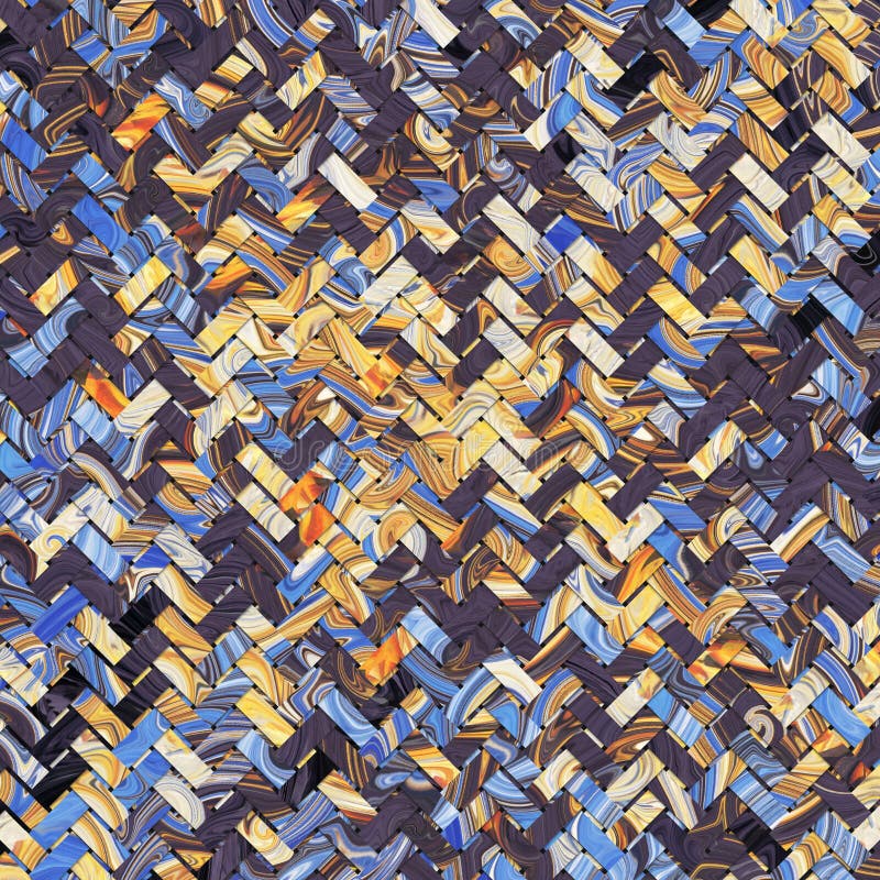 Conceptual Texture, Woven Mat or Rattan, Virtual Geometric Pattern for ...