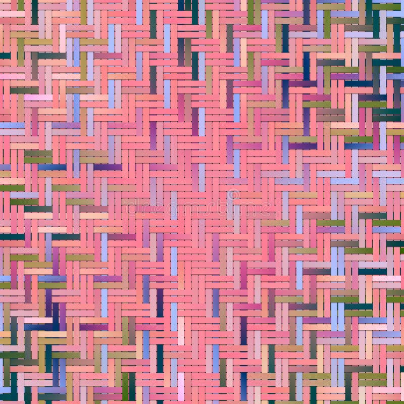 Virtual Geometric Pattern Illustrations Texture Abstract, Woven Mat or ...