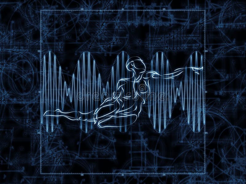 Virtual Geometry stock illustration. Illustration of knowledge - 42716512