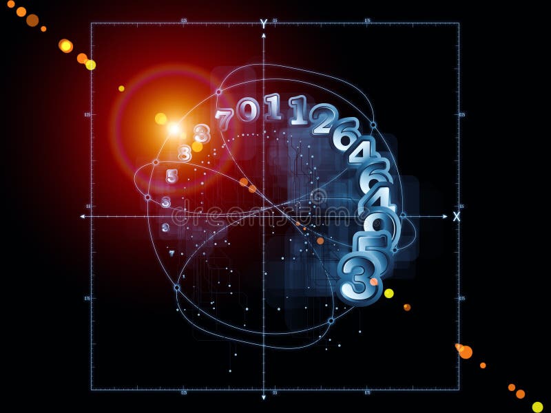 Virtual Geometry stock illustration. Illustration of intellect - 41800722