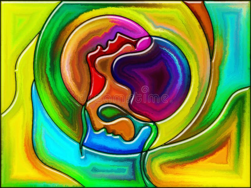 Virtual Glass stock illustration. Illustration of inspiration - 78851767