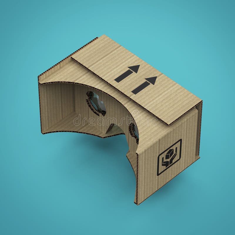 Virtual Goggles Eye-wear Cardboard Head Equipment VR Helmet, Augmented ...