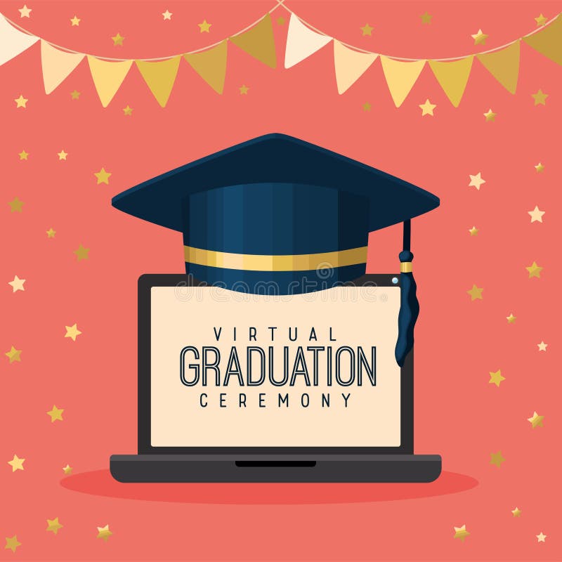 Gold Graduation cap design stock vector. Illustration of celebration ...