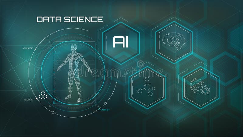Artificial Intelligence Science and Technology Concept Illustration ...