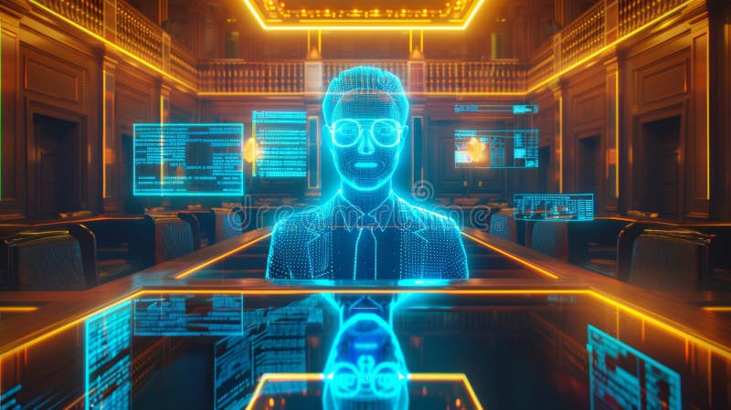Virtual Hologram Representing a Trial in an Augmented Judiciary Setting ...