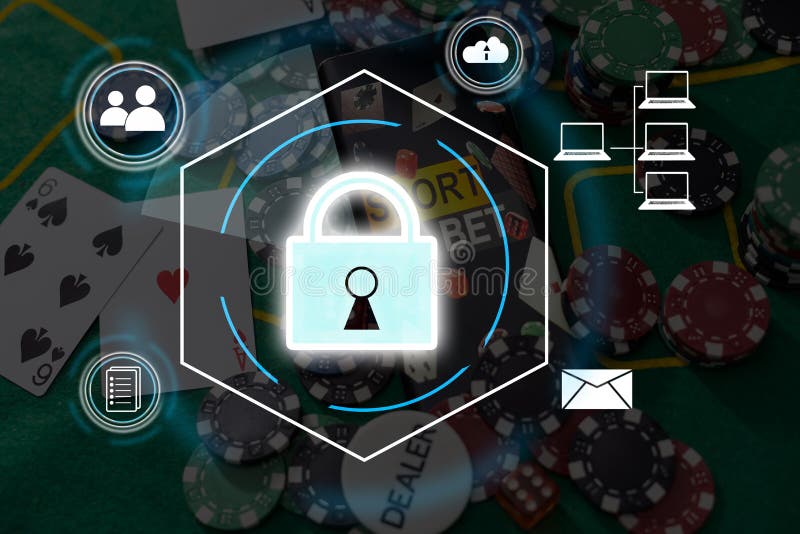 Virtual Icon Protection, Lock. Personal Data Protection Stock Image ...