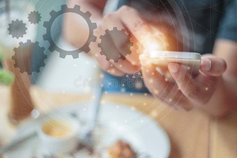 Virtual Image Showing the Concept of Team Management Via Online System ...