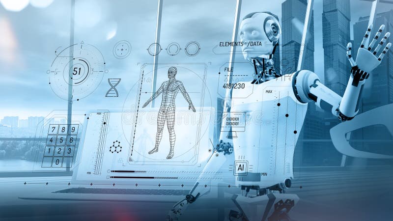 An Artificial Intelligence Robot Analyzes Virtual Panel Data. Stock ...