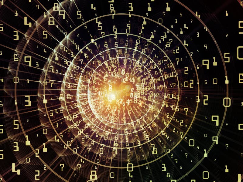 Virtual Integers stock image. Image of math, computer - 98266787