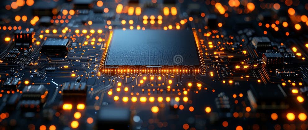 A Virtual Integration of Futuristic Computing Technology, Featuring a ...