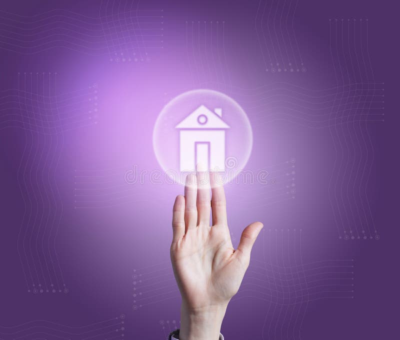 Virtual interface icon stock image. Image of technology - 67725169