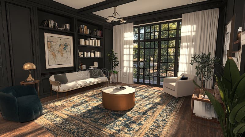 Virtual Interior Design Consultation: a Designer Discussing Plans with ...