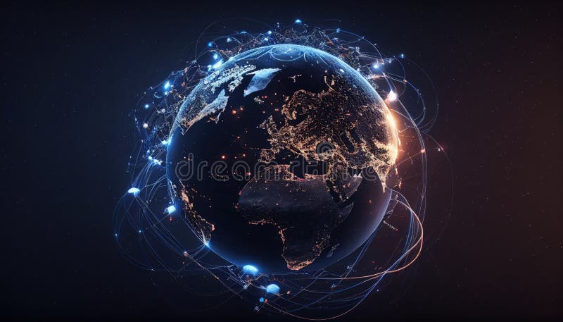 Virtual Internet Connection of Metaverse Technology. Global ...