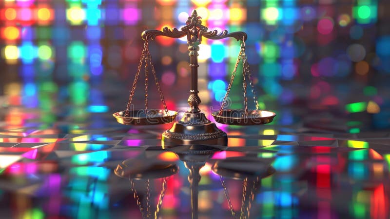 Virtual Justice is Presented through Augmented Reality with Scales ...