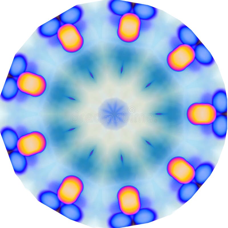 Virtual Kaleidoscope Mandala Sequence Abstract Background for Graphic ...