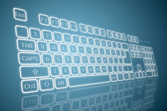 Virtual Keyboard Perspective Stock Illustrations – 206 Virtual Keyboard ...