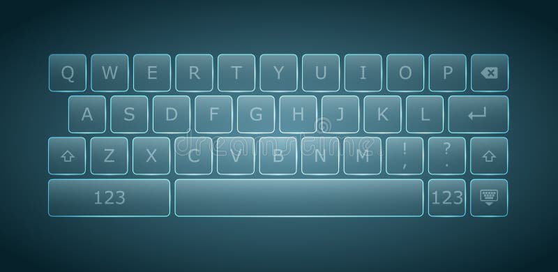 Virtual Keyboard For Touchscreen Devices Stock Vector - Image: 26934131 Virtual Keyboard For Touchscreen Devices Stock Vector - Image: 26934131