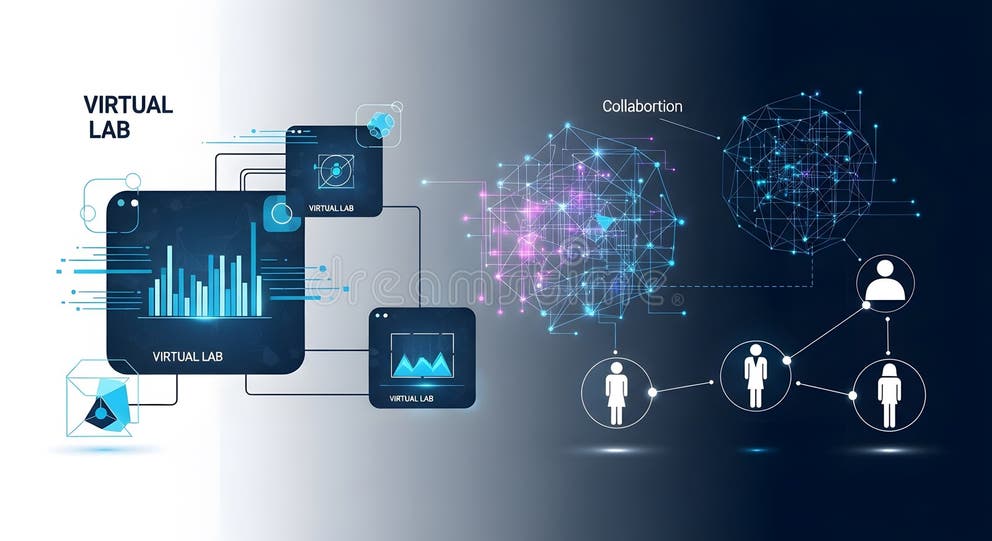 Virtual Lab Collaboration Network with Abstract Data Representation and ...