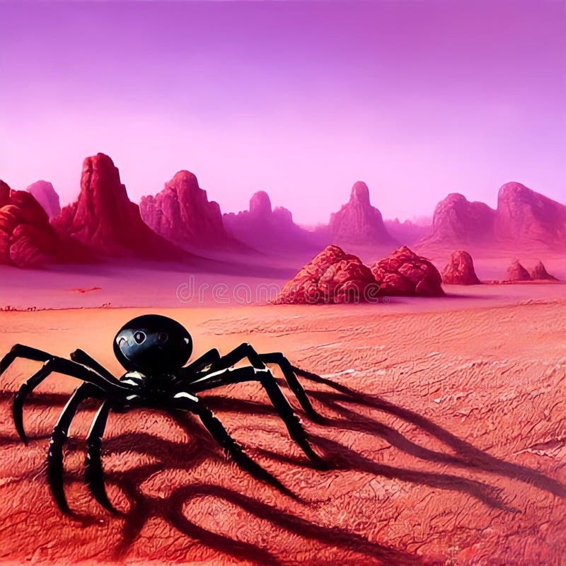 Virtual Landscape of the Future Stock Illustration - Illustration of ...