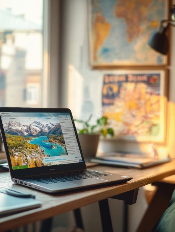 Virtual Language Learning Session with Interactive Exercises in a ...