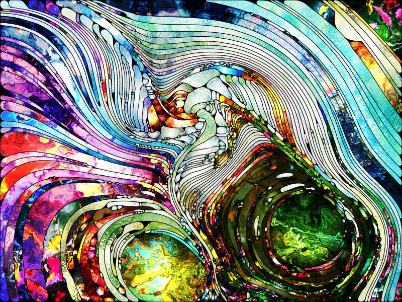 Virtual Leaded Glass stock illustration. Illustration of creativity ...