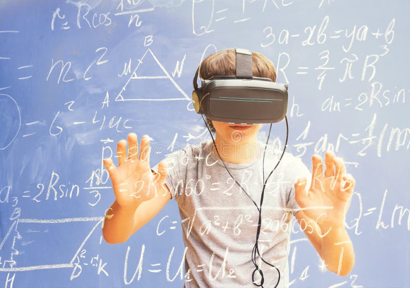 Virtual learning concept stock image. Image of cyber - 87434207