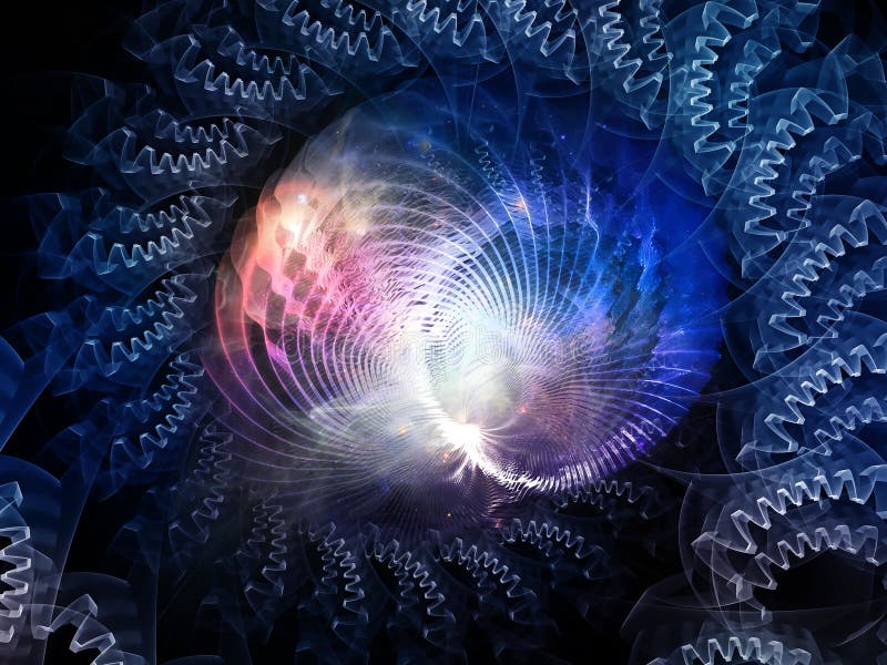 Abstract Visualization Composition Stock Illustration - Illustration of ...