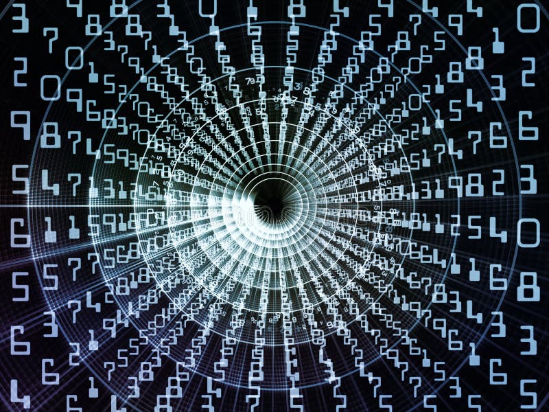 Virtual Integers stock image. Image of math, computer - 98266787