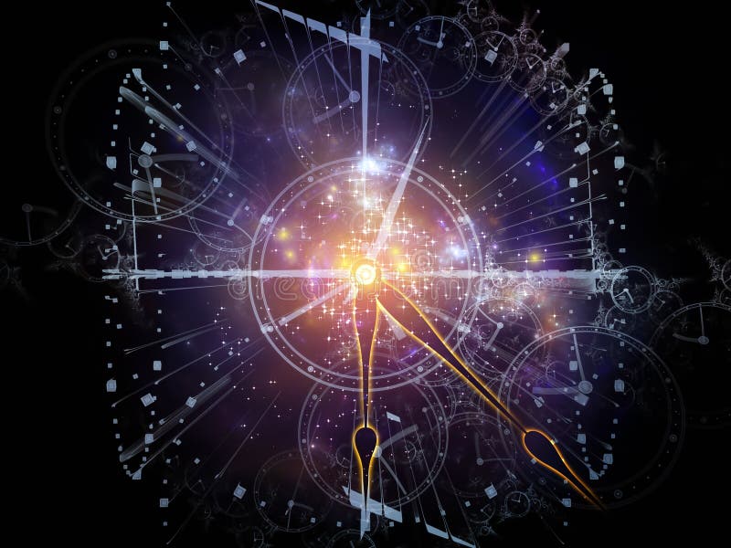Virtual Life of Temporal Realm Stock Illustration - Illustration of ...