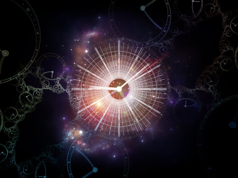 Virtual Life of Temporal Realm Stock Illustration - Illustration of ...