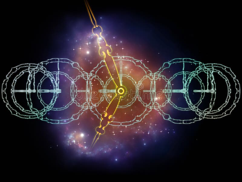 Virtual Life of Temporal Realm Stock Illustration - Illustration of ...