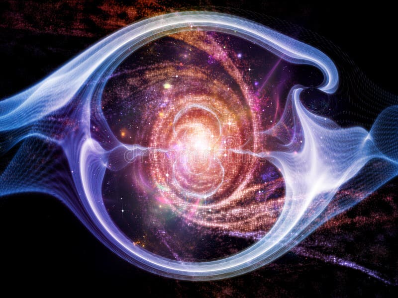 Virtual Life of Void stock illustration. Illustration of energy - 118531410