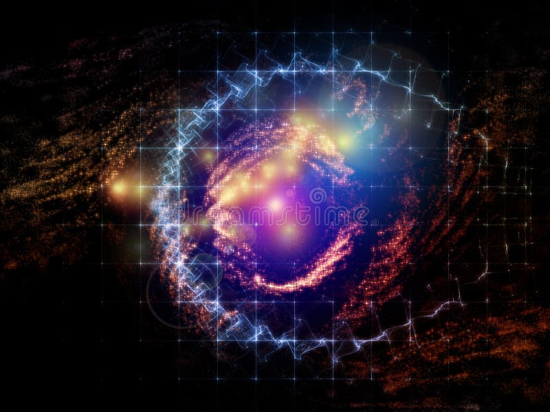 Virtual Life of Void stock illustration. Illustration of energy - 126905843