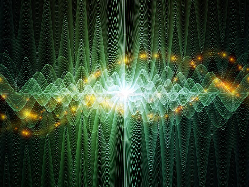 Virtual Light Waves stock illustration. Illustration of movement - 65876367