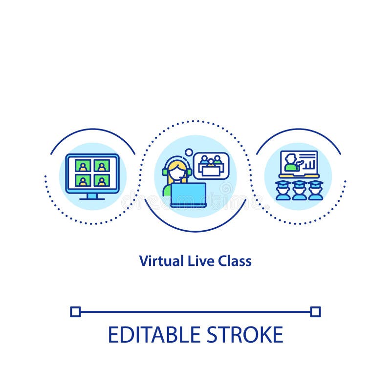 Virtual Class Icon Stock Illustrations – 1,602 Virtual Class Icon Stock ...