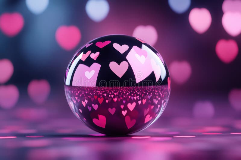 Virtual Love Experience, Hearts in Binary Spin in a Holographic Sphere ...