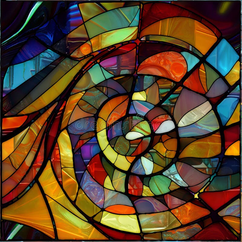 Virtual Luminous Glass stock illustration. Illustration of backlit ...