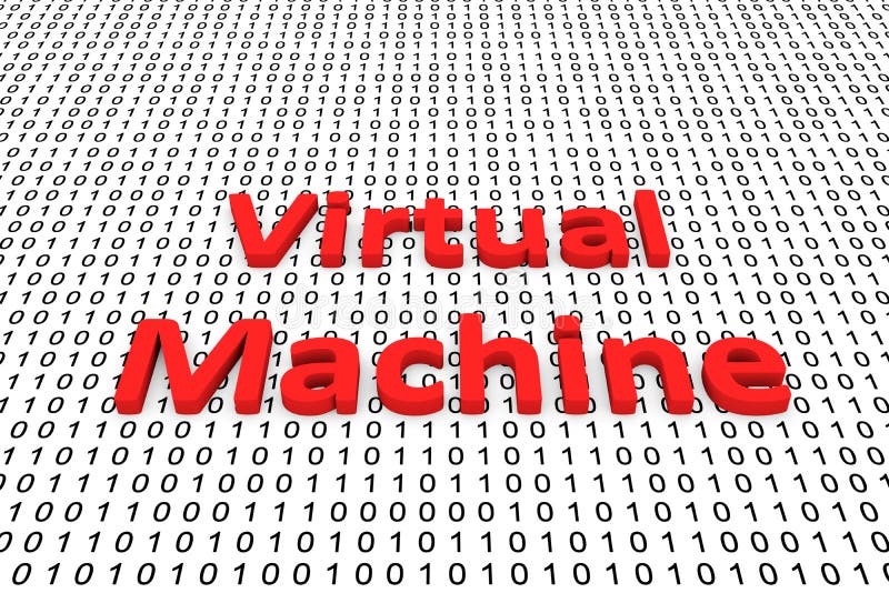 Virtual machine stock illustration. Illustration of information - 83171315