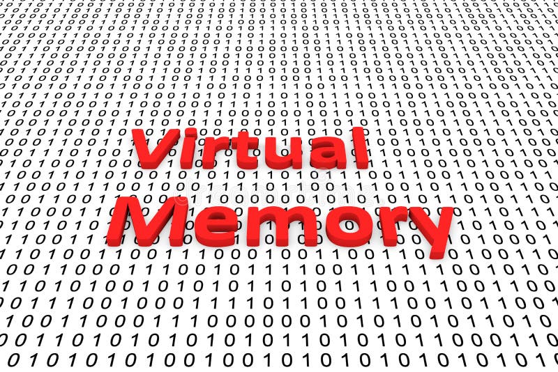 Virtual memory stock illustration. Illustration of management - 97006599