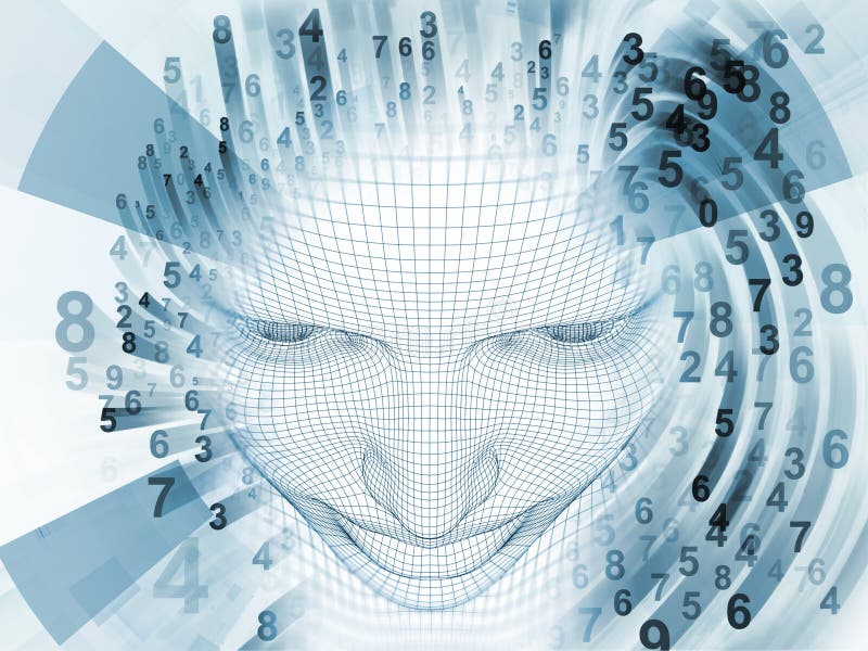 Virtual Mind stock illustration. Illustration of creativity - 98708719