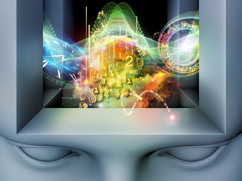 Virtual Mind stock photo. Image of human, imagination - 33332076
