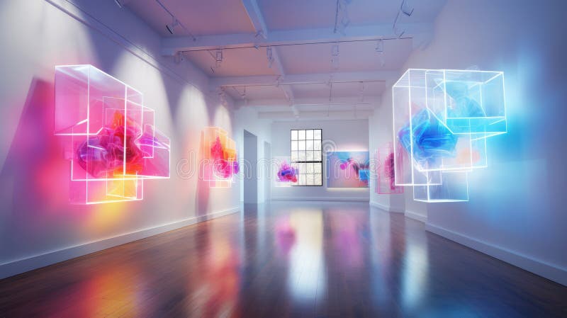 Virtual Museum. AI and Augmented Reality . Art Installations in the ...