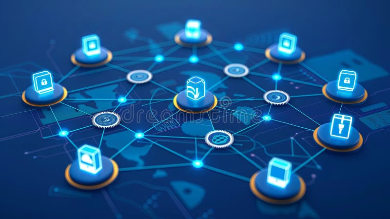 The Virtual Network, Where the Luminous Lines and Points of Connection ...