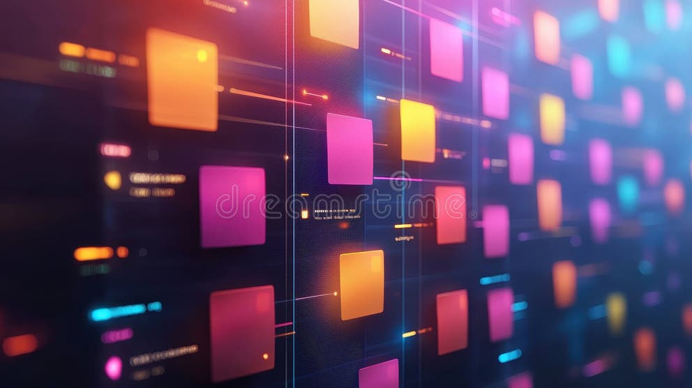 Virtual Networking Event Featuring Modern Graphic Design and Colorful ...