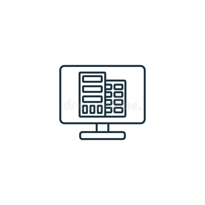 Virtual Office Icon. Monochrome Simple Remote Work Icon for Templates ...