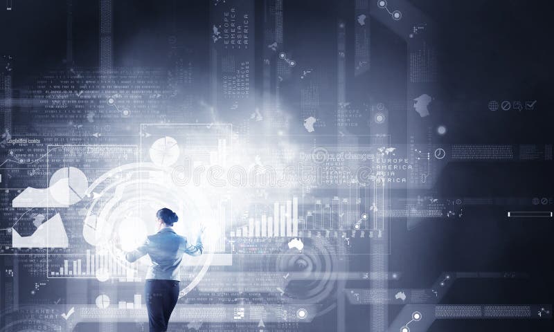 Virtual panel stock image. Image of professional, computer - 57446751