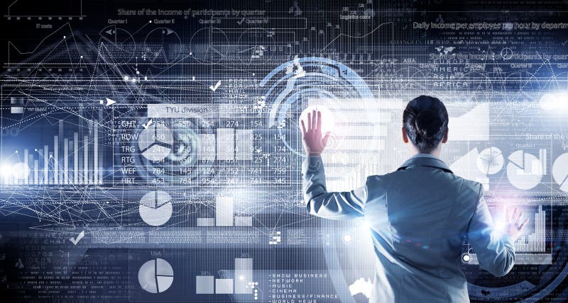 Virtual panel stock photo. Image of digital, communication - 57450008