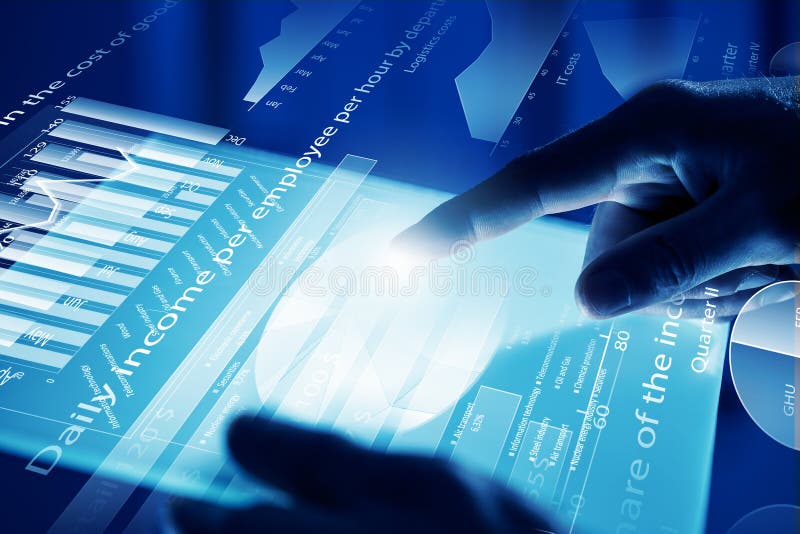 Virtual panel stock photo. Image of digital, communication - 57450008