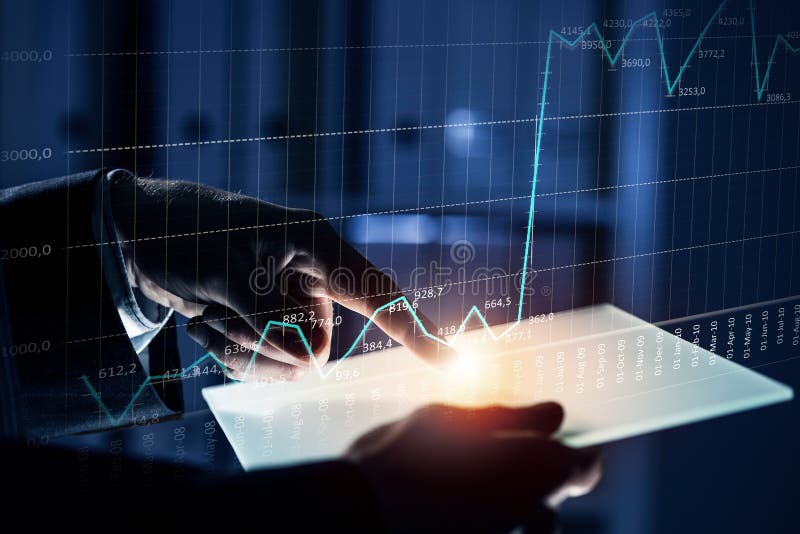 Virtual panel stock photo. Image of computer, financial - 56290532
